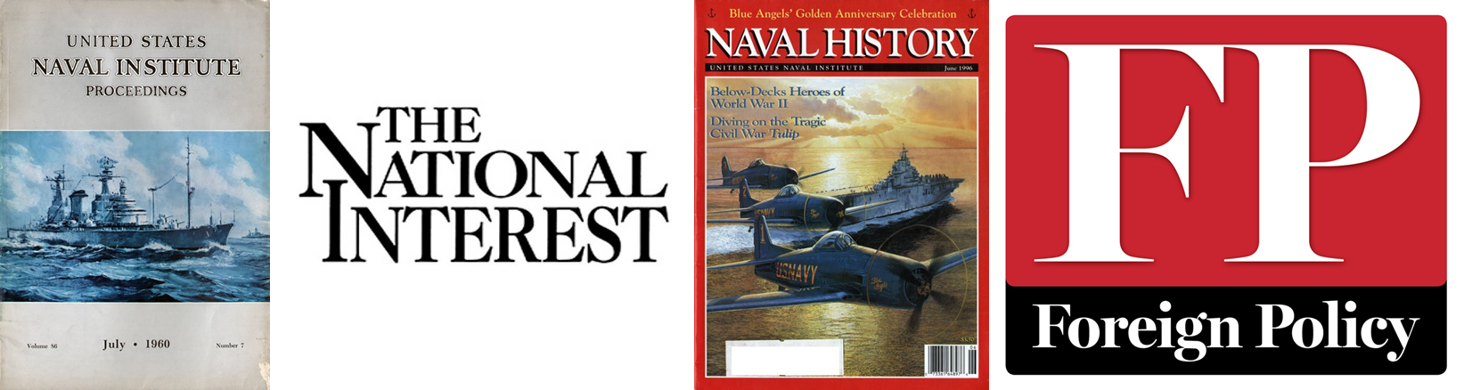 Articles in professional journals | The Naval Diplomat